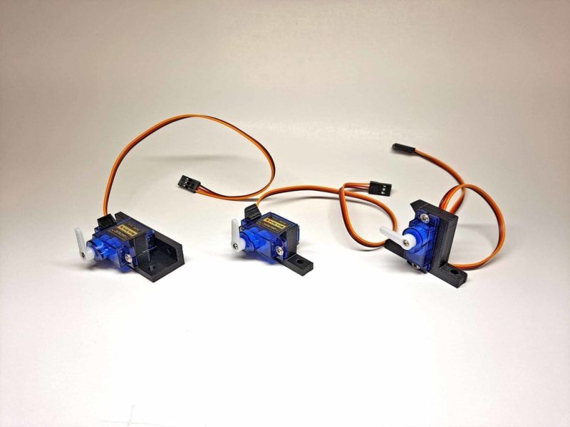 SG90 Servo Mounts 3D Printer Model Download Free STL File - 3axis.co