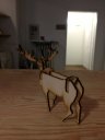 Laser Cut Small Stag DXF File Free Download - 3axis.co