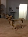 Laser Cut Small Stag DXF File Free Download - 3axis.co