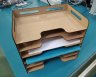 Laser Cut Desktop File Sorter A4 Office Document Organizer Storage Free ...