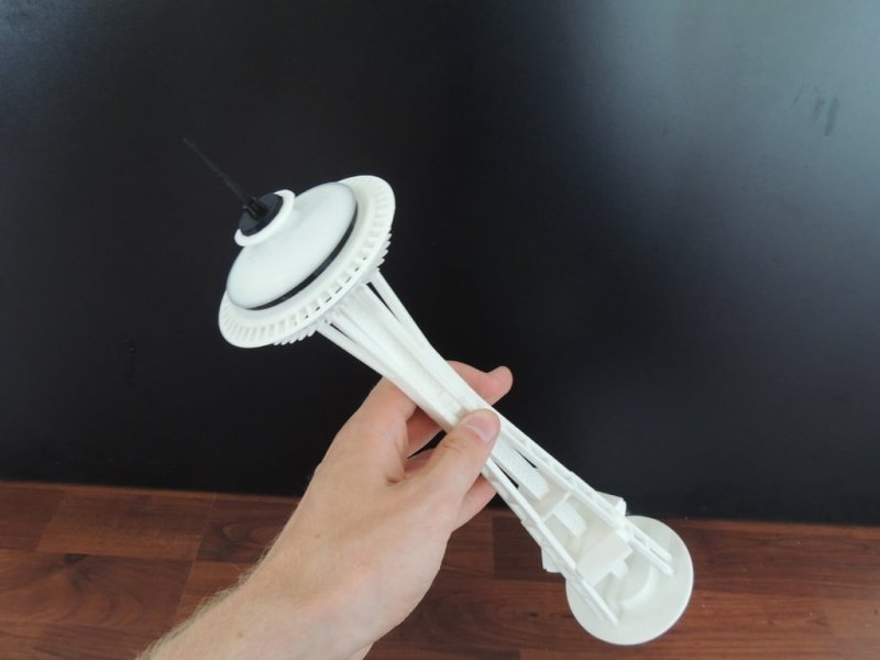 Seattle Space Needle 3D Printer Model Download Free STL File - 3axis.co