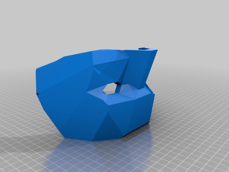 Low Poly Masquerade “Phantom Of The Opera” Mask 3D Printer Model ...