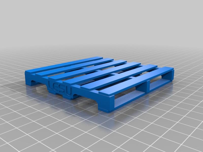 Forklift Pallet Rack Lesu 1/14 Tamiya 3D Printer Model Download Free ...