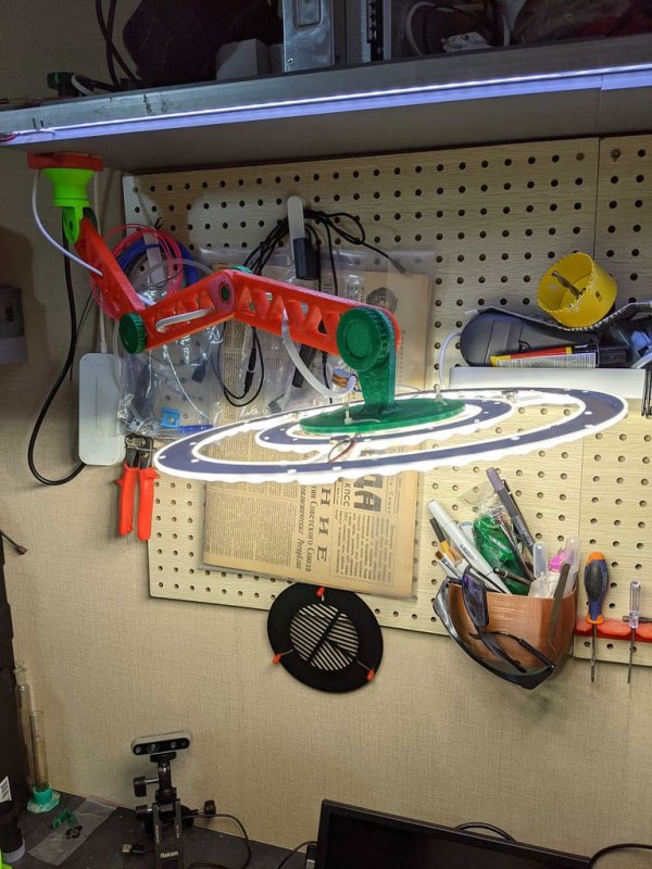 Articulated Worktable Lamp 3D Printer Model Download Free STL File ...