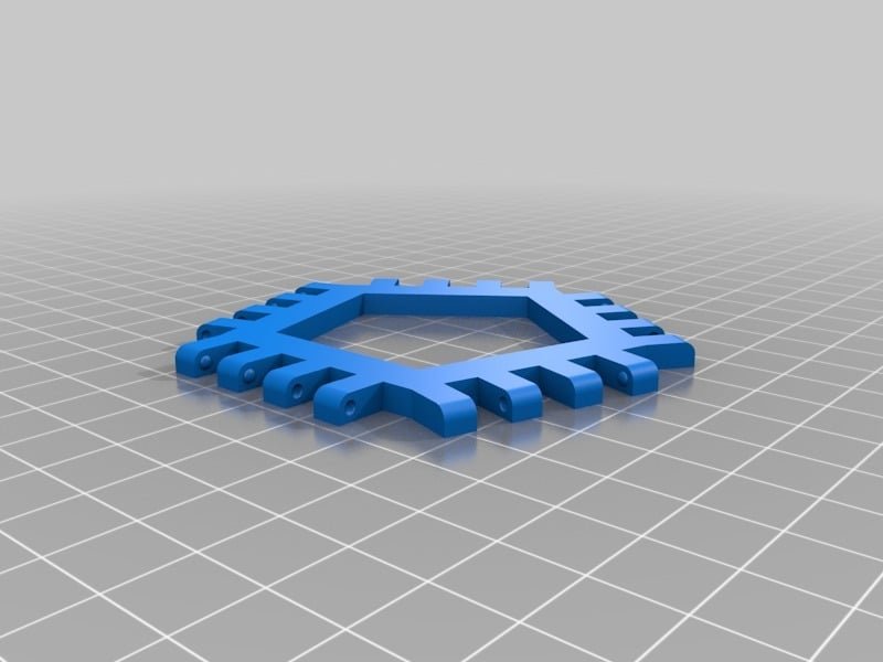 Interlocking Polygon Puzzle Shape 3D Printer Model Download Free STL ...