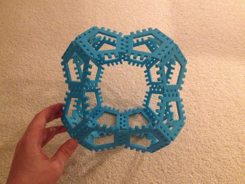 Interlocking Polygon Puzzle Shape 3D Printer Model Download Free STL ...