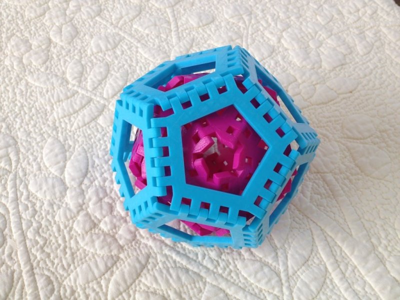 Interlocking Polygon Puzzle Shape 3D Printer Model Download Free STL ...