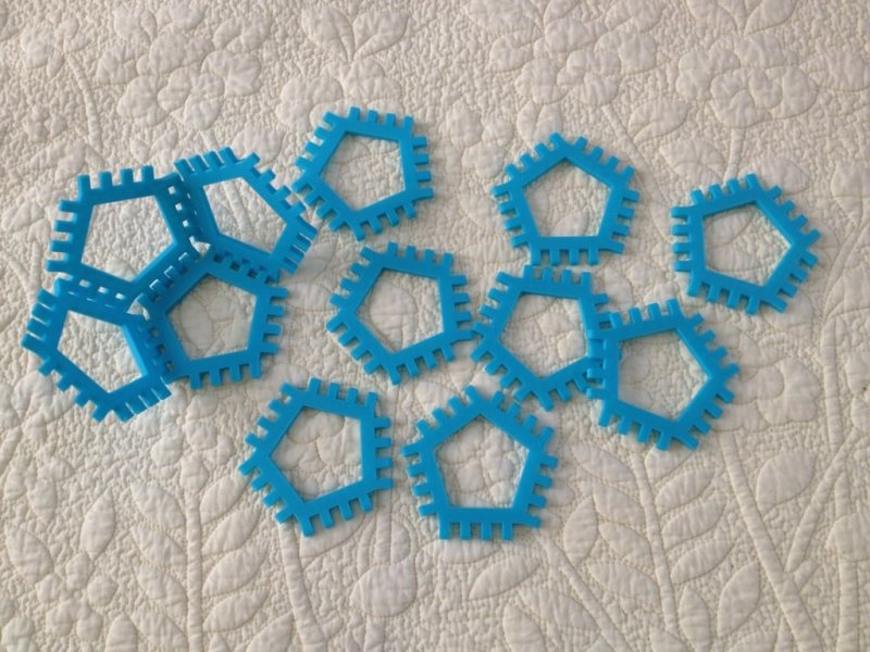 Interlocking Polygon Puzzle Shape 3D Printer Model Download Free STL ...