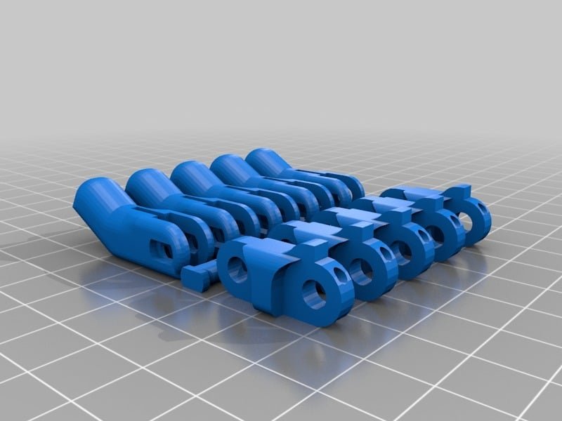 Snap-Together Robohand 3D Printer Model Download Free STL File - 3axis.co