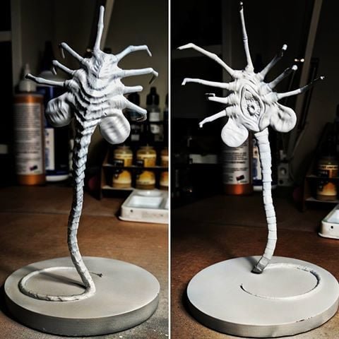Alien Facehugger 3D Printer Model Download Free STL File - 3axis.co