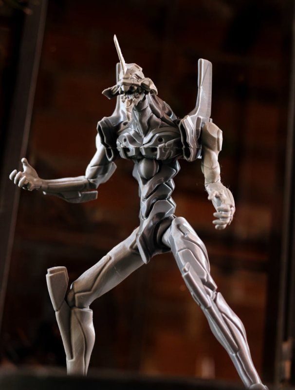 Evangelion Eva 01 Figure 3D Printer Model Download Free STL File - 3axis.co
