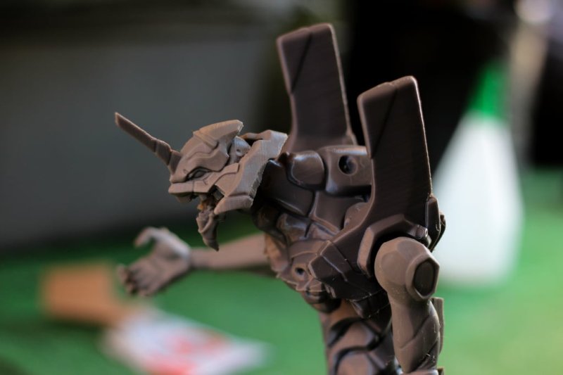 Evangelion Eva 01 Figure 3D Printer Model Download Free STL File - 3axis.co