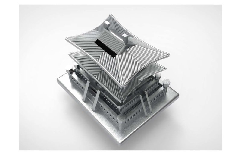 Korean Traditional Architecture Coin Bank 3D Printer Model Download ...