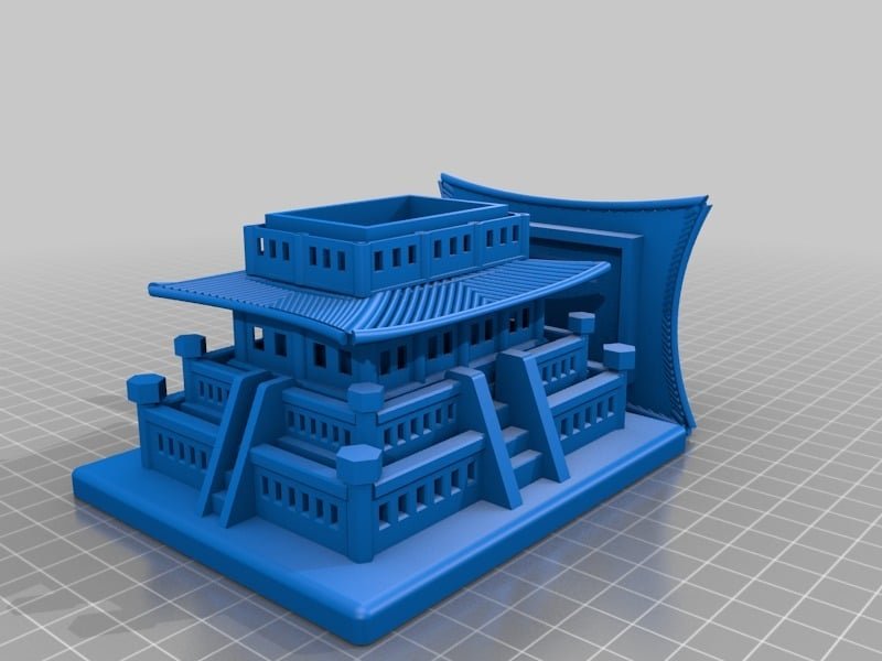 Korean Traditional Architecture Coin Bank 3D Printer Model Download ...