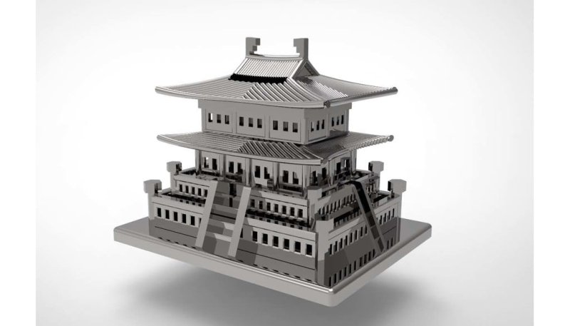 Korean Traditional Architecture Coin Bank 3D Printer Model Download ...