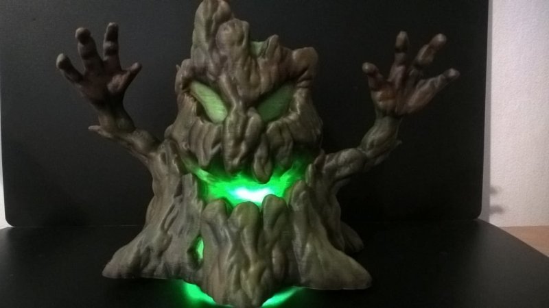 Halloween Creepy Tree 3D Printer Model Download Free STL File - 3axis.co