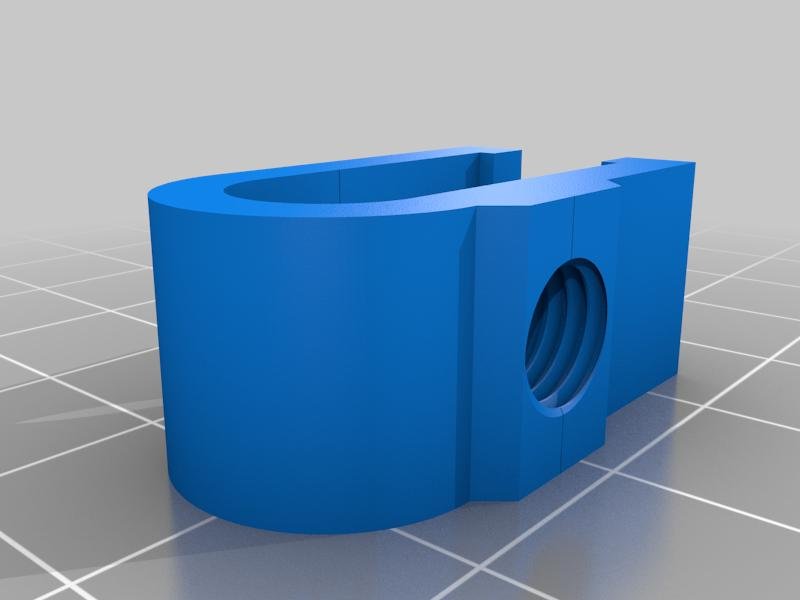 4mm Glass Bed Clip Rev.2 3D Printer Model Download Free STL File - 3axis.co