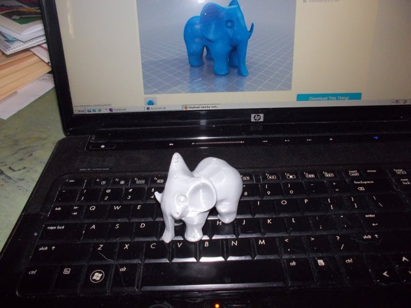 Elephant Mini 3D Printer Model Download Free STL File - 3axis.co
