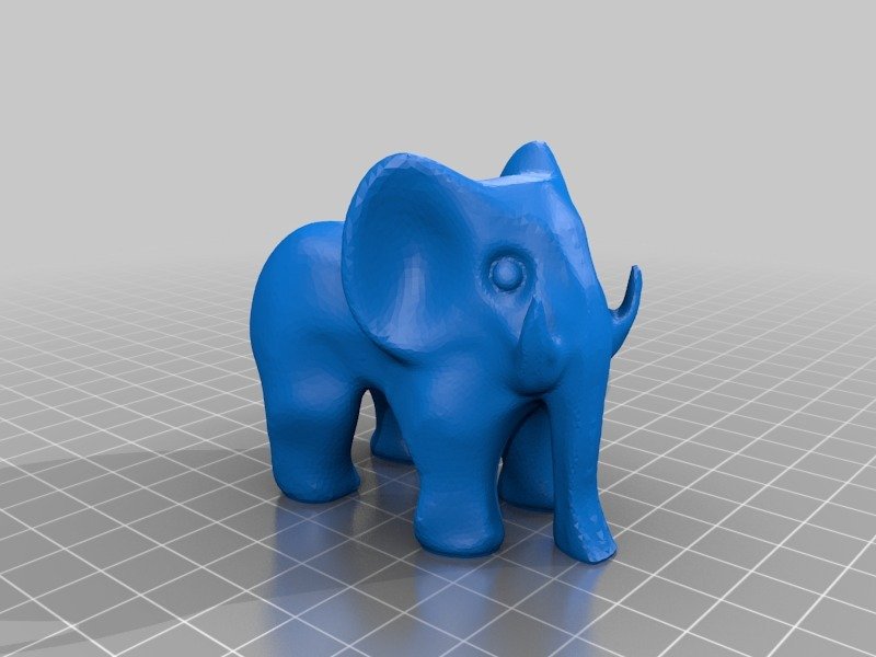 Elephant Mini 3D Printer Model Download Free STL File - 3axis.co