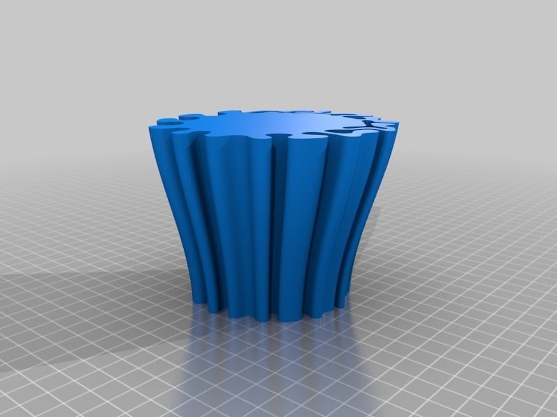 Wavy Penholders Collection (15 Files) 3D Printer Model Download Free ...