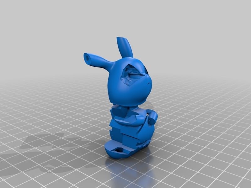 DeadPool Pikachu Multicolor Remix 3D Printer Model Download Free STL ...