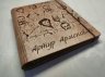 Laser Cut Wooden Notebook Engraved Cover Free Vector cdr Download ...