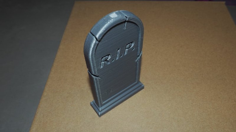 Tombstone Halloween Decoration 3D Printer Model Download Free STL File ...