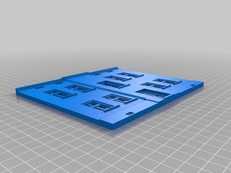 Town House 2 3D Printer Model Download Free STL File - 3axis.co