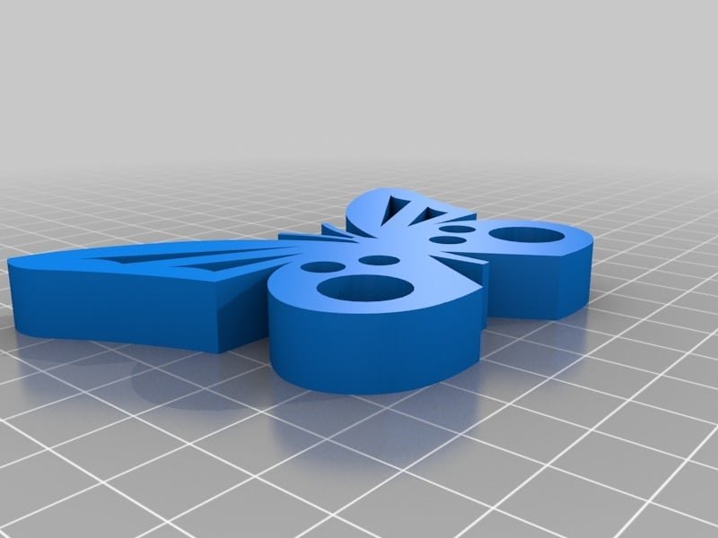Butterfly 3D Printer Model Download Free STL File - 3axis.co