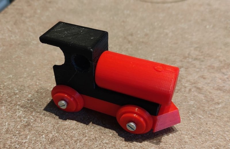 Brio Steam Engine Locomotive (remixed) 3D Printer Model Download Free ...