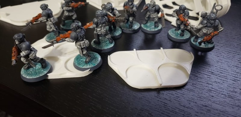 25mm Base Movement Tray 3D Printer Model Download Free STL File - 3axis.co