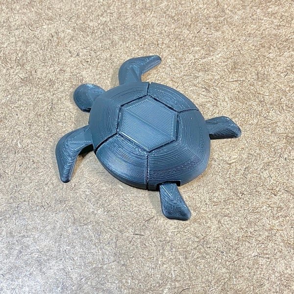 Articulated Sea Turtle 3D Printer Model Download Free STL File - 3axis.co