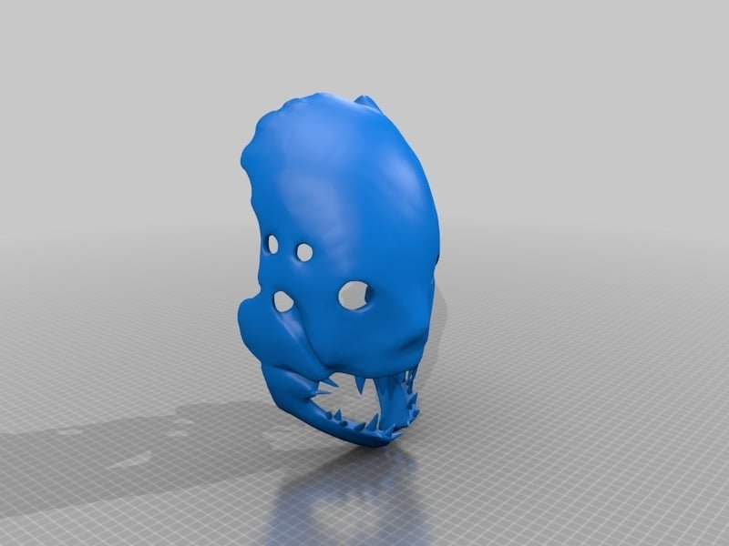 Trapper Mask 3D Printer Model Download Free STL File - 3axis.co