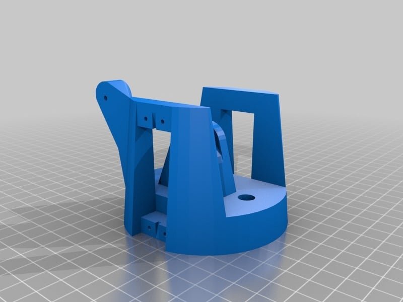 Claw And Tank Robot 3D Printer Model Download Free STL File - 3axis.co
