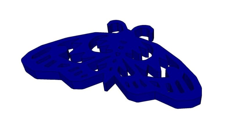 Butterfly # 53 3D Printer Model Download Free STL File - 3axis.co