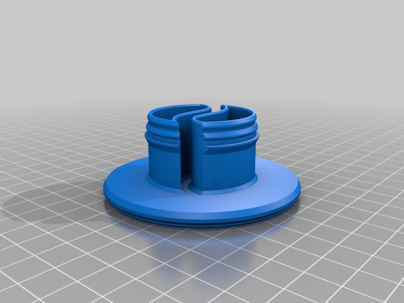 USB Cable Reel (stackable) 3D Printer Model Download Free STL File ...