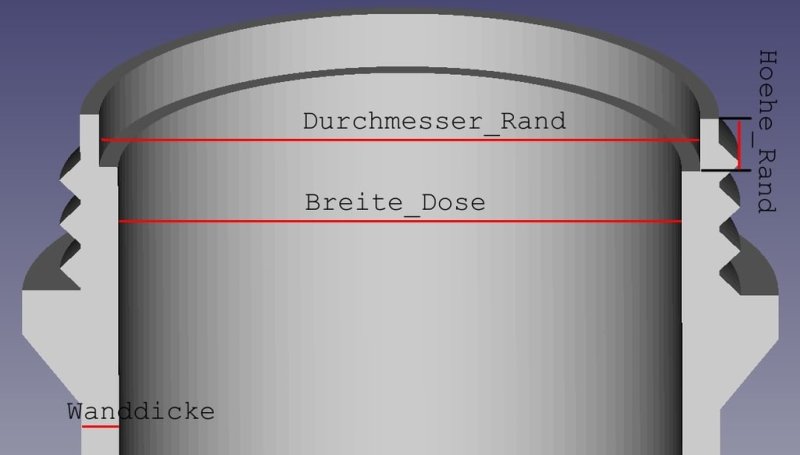 Customizable Round Box With Threaded Lid 3D Printer Model Download Free ...