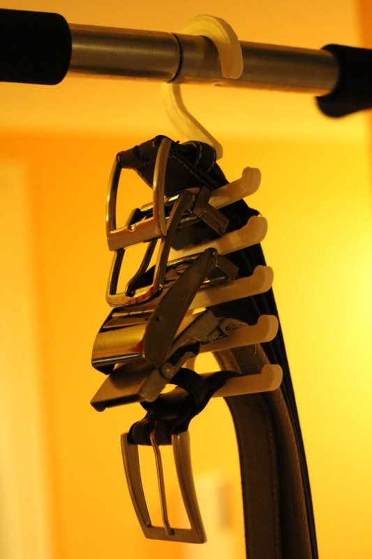 Tie Hanger 3D Printer Model Download Free STL File - 3axis.co