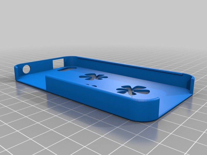 IPhone 4 Case (one That Actually Works With Slic3r ;-) 3D Printer Model ...