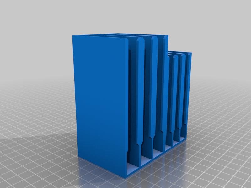 MTE’s AAA & AA Battery Box / Dispenser 3D Printer Model Download Free ...