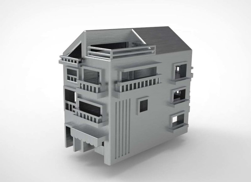 A Korean Housing Building 3D Printer Model Download Free STL File ...