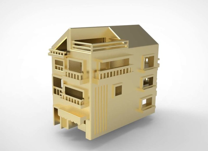 A Korean Housing Building 3D Printer Model Download Free STL File ...