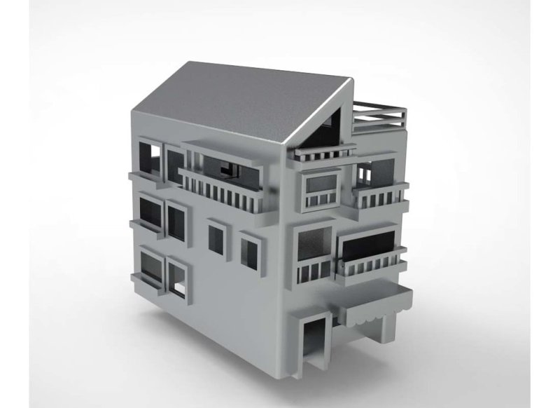 A Korean Housing Building 3D Printer Model Download Free STL File ...