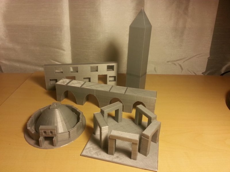 Stone Landmarks, Buildings, And Structures 3D Printer Model Download ...