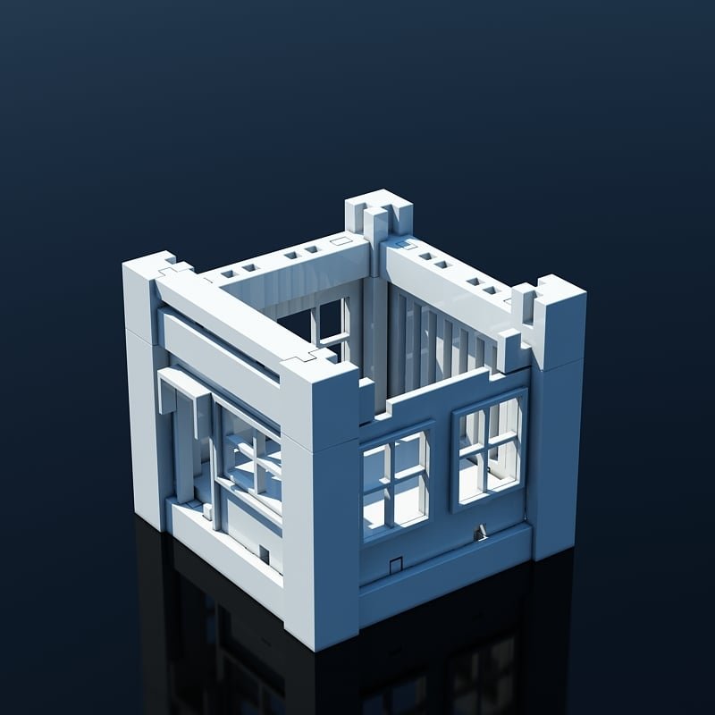 Printable Architectural Kit Free Sample 3D Printer Model Download Free ...