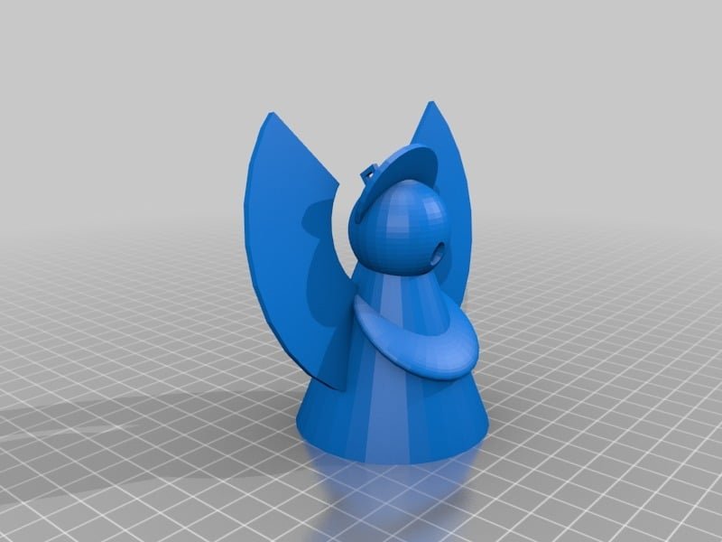 Christmas Angel 3D Printer Model Download Free STL File - 3axis.co