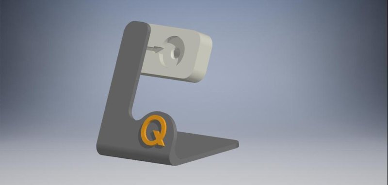 Fossil Q Watch Stand 3D Printer Model Download Free STL File - 3axis.co