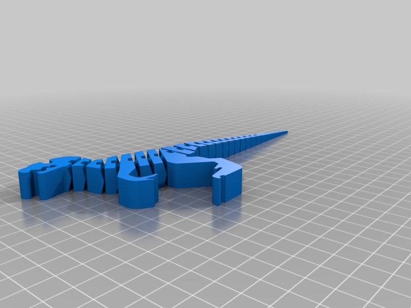 Flexi Raptor – Mini! 3D Printer Model Download Free STL File - 3axis.co