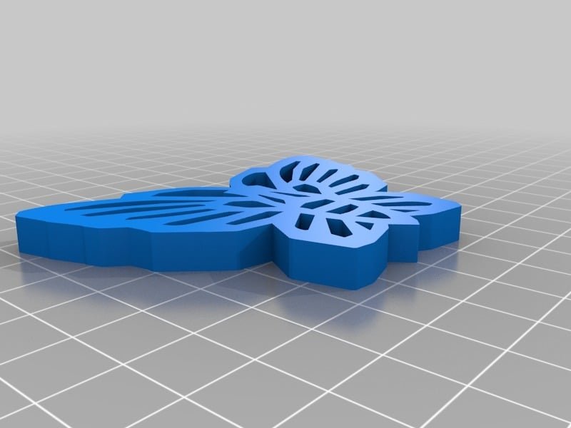 Butterfly # 51 3D Printer Model Download Free STL File - 3axis.co
