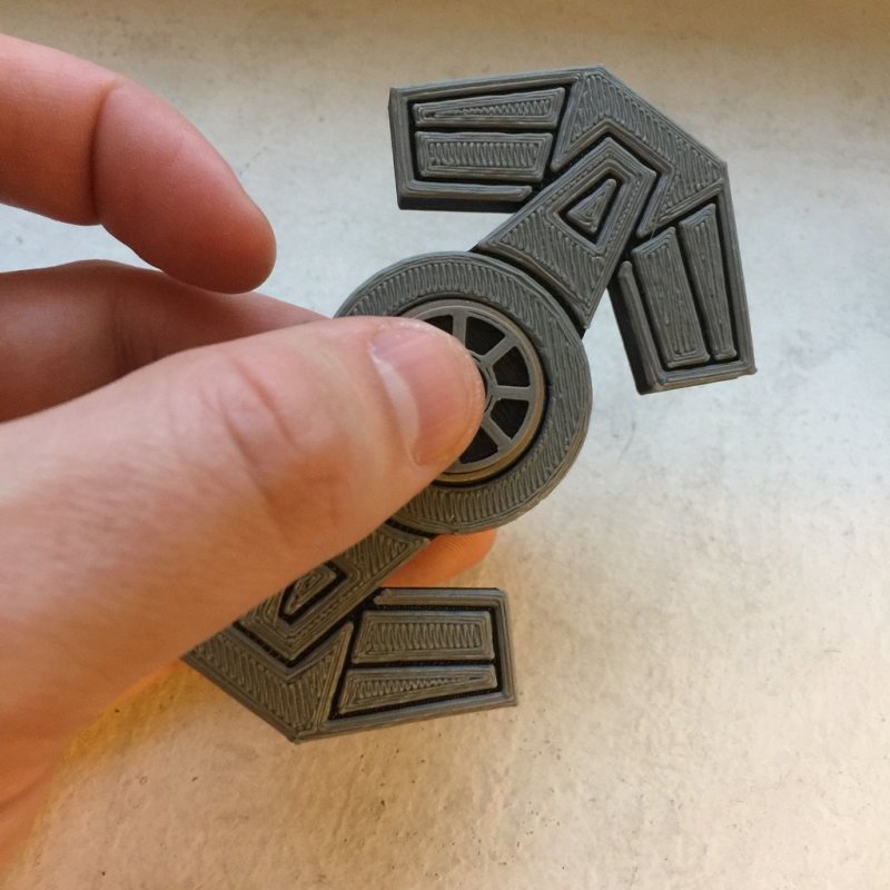 Tie Advanced Fidget Spinner 3D Printer Model Download Free STL File ...